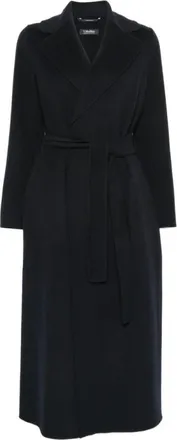 Max Mara Femme, Manteaux, Bleu, Taille: 40 FR Cappotto Poldo cintura