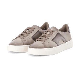 Santoni Leather Sneaker - - Shoes - Herren - Braun - 45 1/2 EU