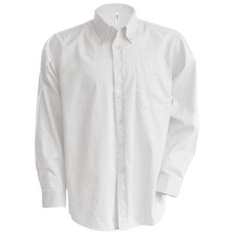 Kariban Chemise à Manches Longues - Homme (2XL) (Blanc)
