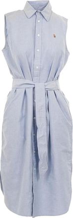 Polo Ralph Lauren Femme, Robes, Bleu, Taille: 40 FR Robe Bleue Sans Manches Jour