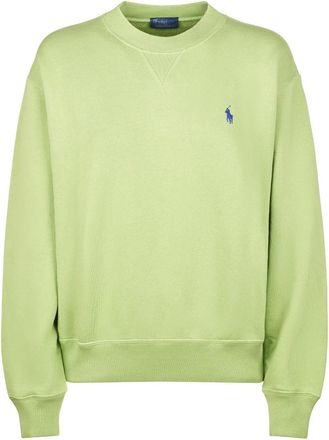 Polo Ralph Lauren Femme, Sweatshirts et sweats &agrave; capuche, Vert, Taille: 40 FR Knit SweaT-shirt