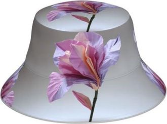 Generic Chapeau De Godet Impression De Fleurs en Origami Chapeaux De Visi&egrave;re Mode &Eacute;t&eacute; Bonnet Soleil, pour Sports, Plage, De P&ecirc;che, 56-58cm