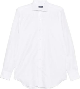 Finamore Homme, Chemises, Blanc, Taille: XL Chemise Napoli