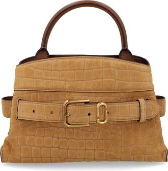 Marc Jacobs Womens Leather Handbag Dakota Beige Cow Handbags Hand Bags