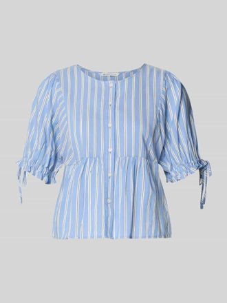 Tom Tailor Denim Relaxed Fit Bluse aus Baumwoll-Viskose-Mix