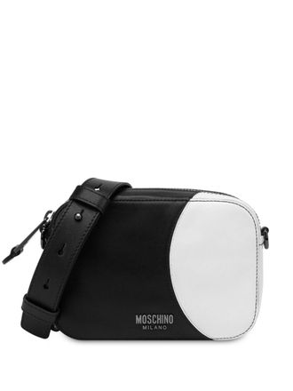 Moschino sac porté épaule à design colour block - Noir
