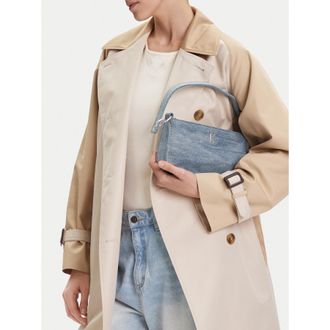 Calvin Klein Handtasche Calvin Klein Denim Shoulder Pouch W/Strap LV04F3217G Blau