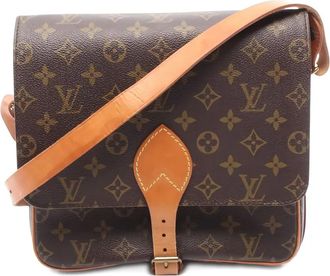 Louis Vuitton sac porté épaule Cartesier GM (années 1990) - Marron