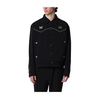 Needles Homme, Vestes, Noir, Taille: M Veste Cowboy Passepoil&eacute;e