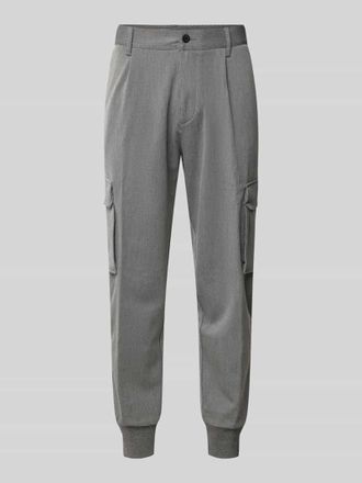 HUGO BOSS Tapered Fit Cargohose mit Strukturmuster Modell Glavin