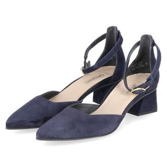 Paul Green Escarpins Peeptoes & Slingpumps 3820-040 en daim bleu pour femme, bleu, 37.5 EU
