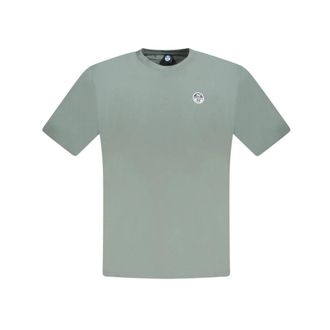 North Sails Gr&uuml;nes Baumwoll-T-Shirt - - Tops - Herren - Gr&uuml;n - M