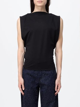 Jacquemus &Auml;rmelloses Jersey-Top mit geradem Ausschnitt und Bindesaum