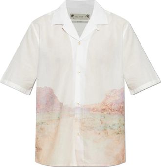 AllSaints Homme, Chemises, Beige, Taille: XL Monument M104Se-Tern White