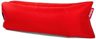 Fatboy Lamzac 3.0 Canap&eacute;/Pouf/Sofa Gonflable | Rouge | Hamac rempli dair | pour lext&eacute;rieur (Plage, Jardin ou Piscine) | 200 x 90 x 50 cm