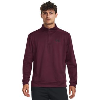 Under Armour Herren Armourfleece 1/4 Zip Sweatshirt, (600) Dark Maroon/Black, M