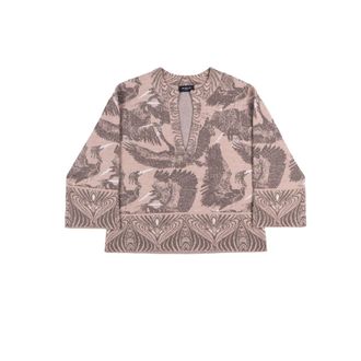 Nenette V-neck Strickware - - Knitwear - Damen - Beige - S