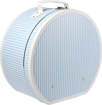 Lierys Bo&icirc;te &agrave; Chapeau Motif Ray&eacute; bo&icirc;te &agrave; Chapeau (Taille Unique - Bleu Clair)