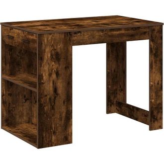 vidaXL Schreibtisch mit Schubladen Ablage R&auml;uchereiche 102x62x77,5 cm Vidaxl