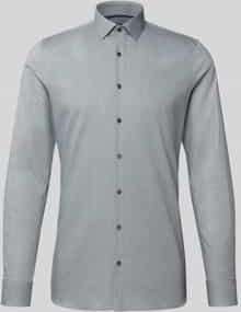 Olymp No. 6 Super Slim Fit Businesshemd mit Kentkragen