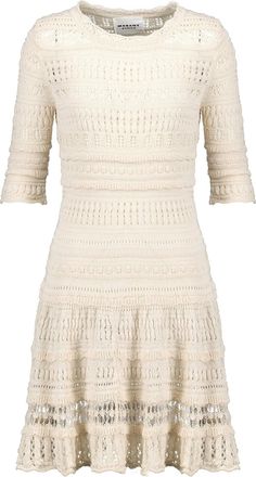 Isabel Marant Robe Fauve Coton &Eacute;cru