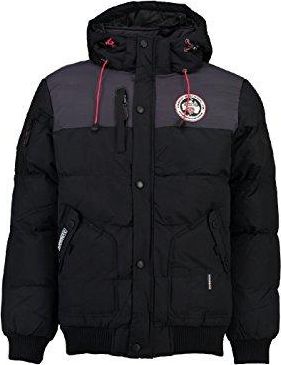 Geographical Norway Vortex Men JKT Parka, Noir (Black), L Homme