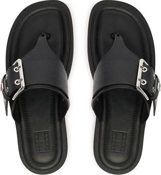 Tommy Jeans Zehentrenner Tjw Buckle Sandal EN0EN02948 Schwarz