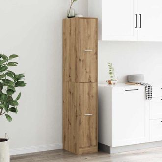 vidaXL vidaXL Apothekerschrank Artisan-Eiche 30x41x174,5 cm Holzwerkstoff