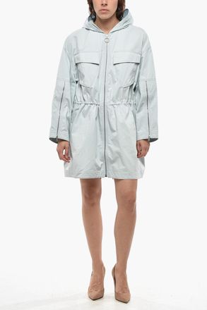 Stella McCartney Parka KAYLAH aus leichtem Baumwollstoff mit Kapuze Stella McCartney