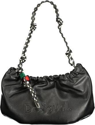 Desigual Femme, Sacs, Noir, Taille: ONE Size Half Logo Waverly Bag