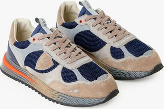 Philippe Model Baskets crant&eacute;es en cuir m&eacute;lang&eacute;