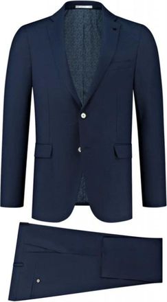 Michael Kors Homme, Costumes, Bleu, Taille: 2XL Costume en Laine &agrave; Motif Oeil-de-Perdrix
