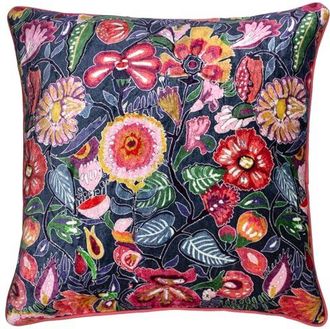 furn. Wylder Tropics Glorine Kissen, Samt, gef&uuml;llt, Polyester