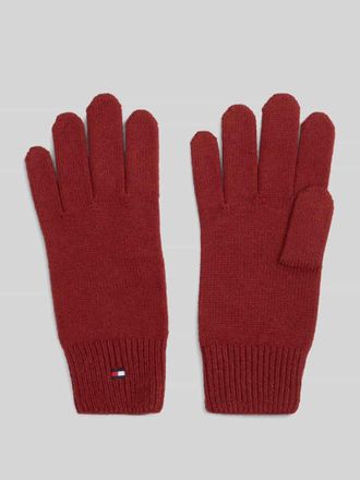 Tommy Hilfiger Handschuhe aus Baumwoll-Mix mit Woll-Anteil