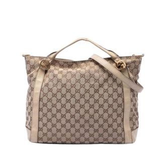 Gucci Pre-owned Miss GG Satchel - Femme - Pre-owned - Beige - Taille: ONE Size