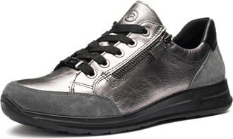 Ara Damen Osaka 2.0 Sneaker, Graphit,SCHWARZ, 36 EU Weit