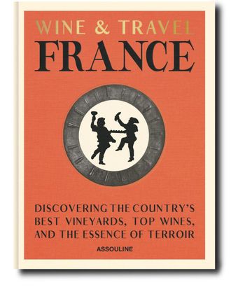 ASSOULINE livre relié Wine & Travel France by Enrico Bernardo - Orange