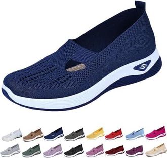 Generic Chaussures orthop&eacute;diques pour femme, chaussures d&eacute;t&eacute; respirantes antid&eacute;rapantes &agrave; semelle souple avec semelle creuse, confortable, antid&eacute;rapante, l&eacute;g&egrave;