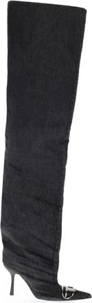 Diesel Femme, Chaussures, Noir, Taille: 38 EU Over-knee Bottes