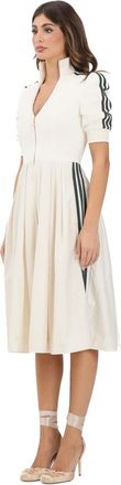 adidas Femme, Robes, Beige, Taille: 44 FR Dirndl Midi Dress