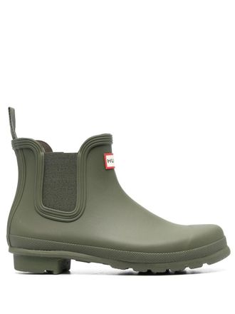 Hunter bottines chelsea &agrave; empi&egrave;cements &eacute;lastiqu&eacute;s - Vert