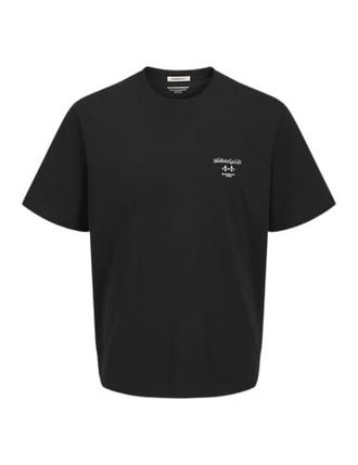 Jack & Jones Joracapulco Back T-Shirt &agrave; col Rond pour Homme, Noir, L