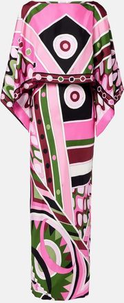 Pucci Kaftan Vivara aus Seidensatin