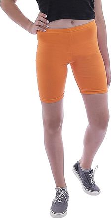 YESET Damen Sport Shorts Hotpants Sportshorts Radler Kurze Leggings Baumwolle orange XXXL