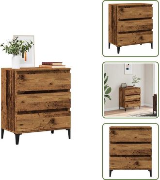 vidaXL Sideboard Altholz-Optik 60x35x70 cm Holzwerkstoff - Sideboard - Sideboards - Schrank - Lagerschrank