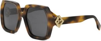 Fendi Stilvolle Sonnenbrille mit 53A Gestell - - Accessories - Damen - Braun - 53 MM