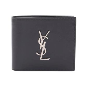 Saint Laurent Pre-owned East West Cassandra Leder Geldb&ouml;rse - - Pre-owned - Damen - Schwarzk - ONE SIZE