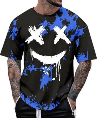 Generico T-shirt dHalloween avec impression dr&ocirc;le pour le jour des v&ecirc;tements de loisirs T-shirt confortable et d&eacute;contract&eacute; pour toutes les occasions pull gothi