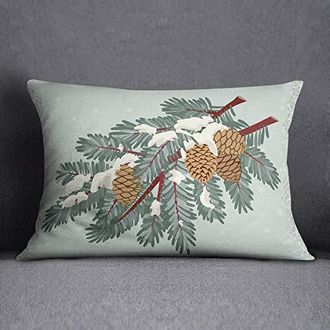 Questo Casa Dekorativer Kissenbezug, Kissenbezug, Heimdekoration, für Sofa, Café, Größe: 35 x 50 cm - entworfen und hergestellt in Türkiye