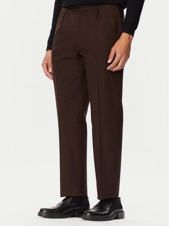 HUGO BOSS Chinos H-Perino 50572014 Dunkelbraun Tapered Fit